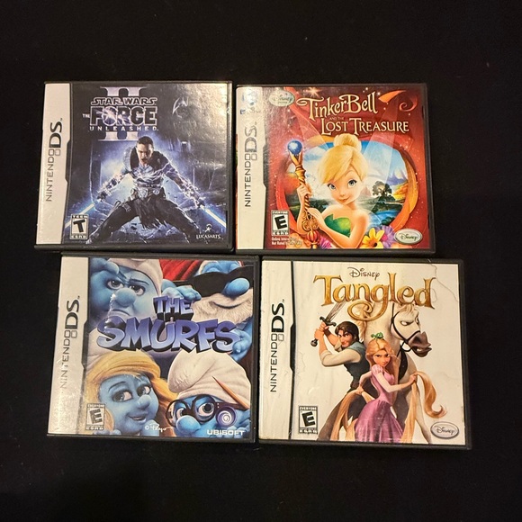 Nintendo | Toys | Nintendo Ds Game Bundle Star Wars Tinker Bell Smurfs ...